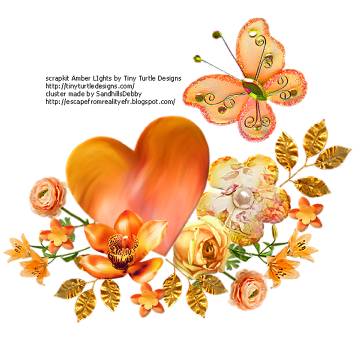 Escape From Reality Blog: FTU "Amber Lights" Clusters & Cluster Frames