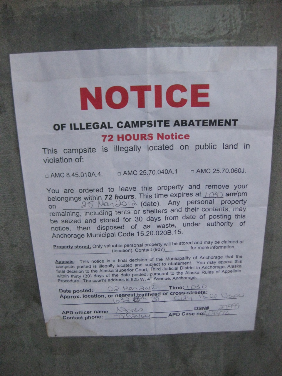 What Do I Know?: John Martin Back Camped In Front Of City Hall