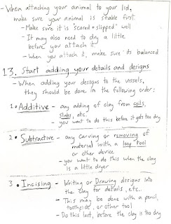 All The Rest Of It: Art Lesson: Clay Spirit Animal Vessels