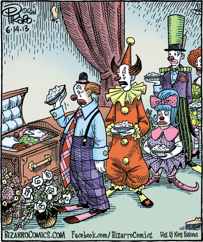 All Fall Down: The Craft & Art of Physical Comedy: Bizarro Cartoon Roundup