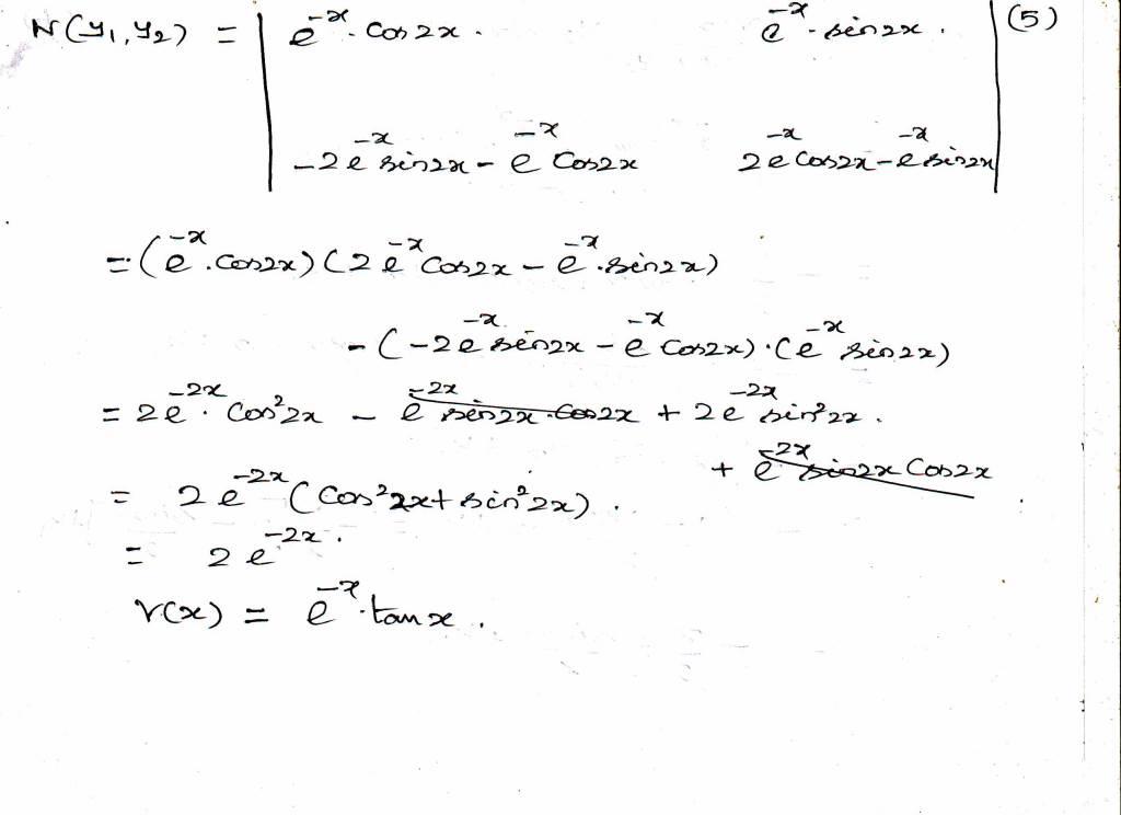 Tpgit Mathematics Method Of Variation Of Parameters