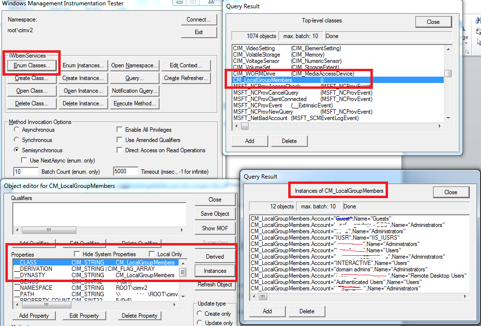 Steps for capturing all Local Groups members details of Machines ...