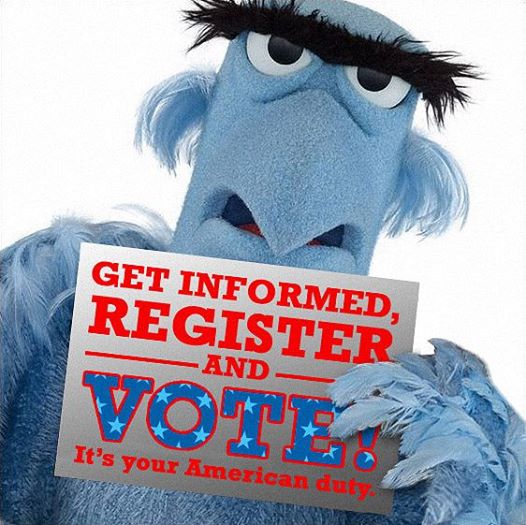 Muppet Stuff: Remember to Vote!