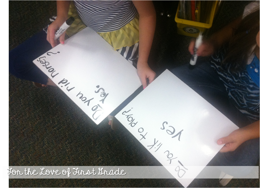 For the Love of First Grade: What's Your Question?