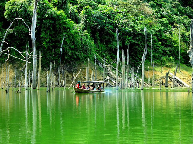 Pesona Danau PLTA dan Air Terjun Arau Besar - Kelana Riau