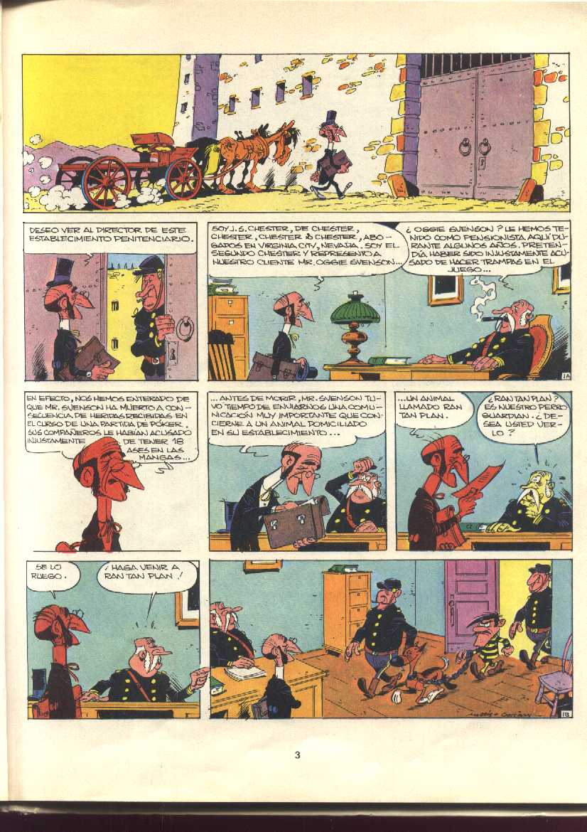 PERROS Y GATOS FAMOSOS: RANTANPLAN, EL PERRO DE LUCKY LUKE COMIC