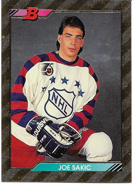 My PCs--one card at a time: Joe Sakic card #48 1992-93 Bowman #240