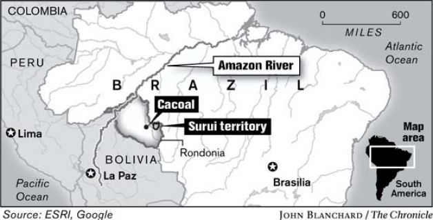 Ms. Olson's Geography Blog: Google Earth: Surui Cultural Map