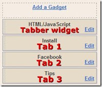 How to make multi-tabbed widget for blogger ~ Blogger e-How