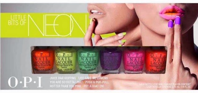OPI Releases Six New Neon Nail Lacquers with Accompanying White Base ...