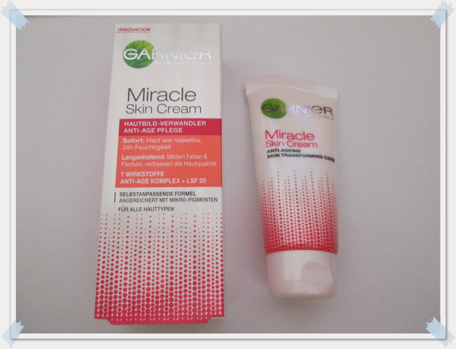 [Testbericht] Garnier Miracle Skin Cream