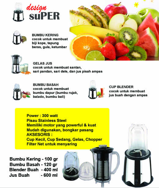 New Products Signora: Super Blender