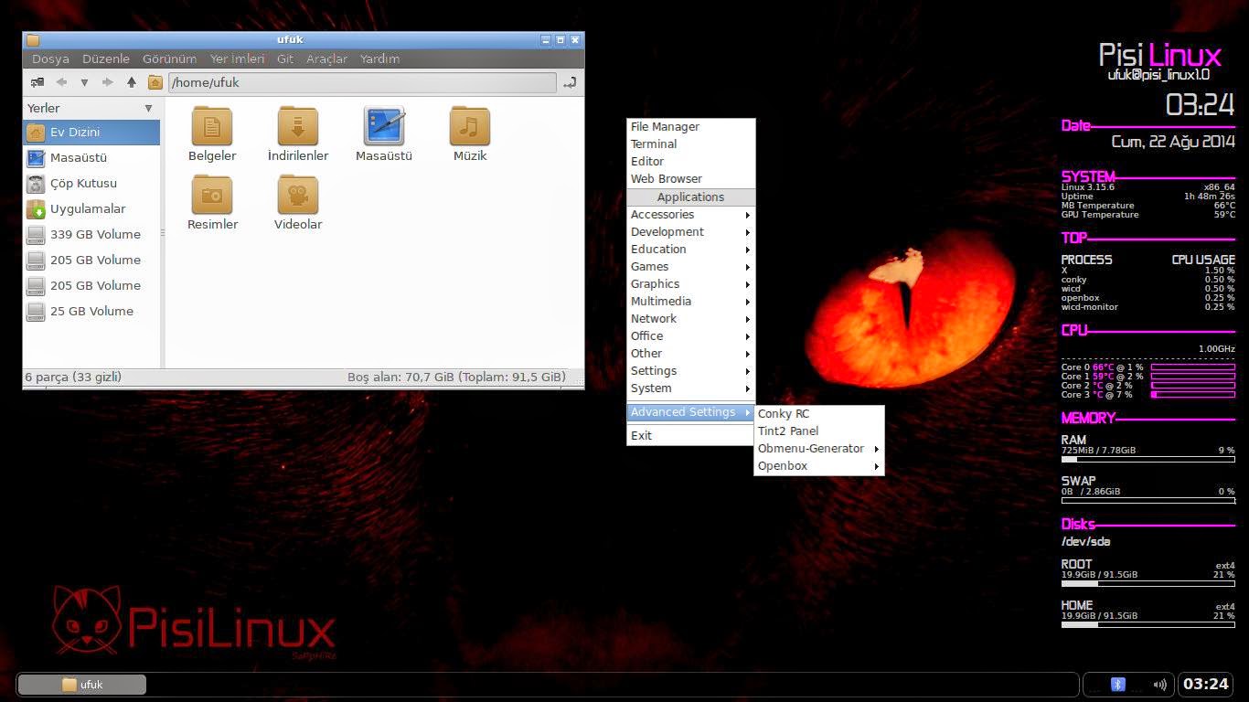 Pisi Linux'ta diğer masaüstü ortamları | Linux Dünyam