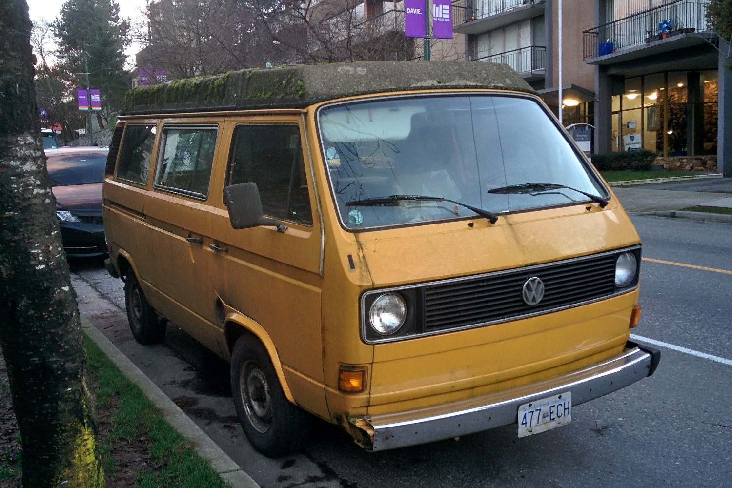 Old Parked Cars Vancouver: 1980 Volkswagen Vanagon L Westfalia