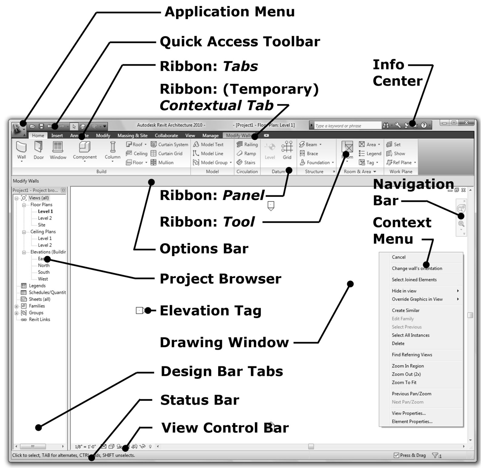 Bim Chapters A Look Back At The Revit User Interface
