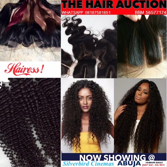Photos: 'The Hair Auction' debuts in Abuja!