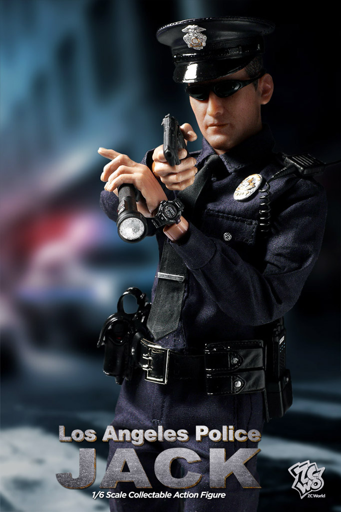 toyhaven: Incoming: ZCWO 1/6 "Jack" LAPD Police Officer 12-inch Figure