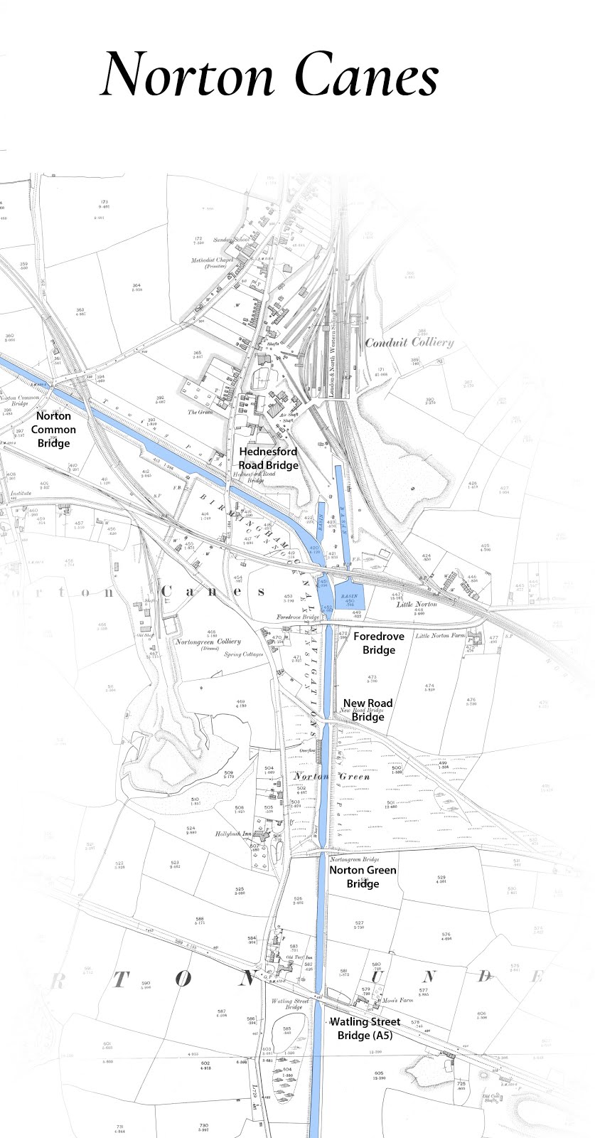 Captain Ahab's Watery Tales: Cannock Extension Canal - Norton Canes area