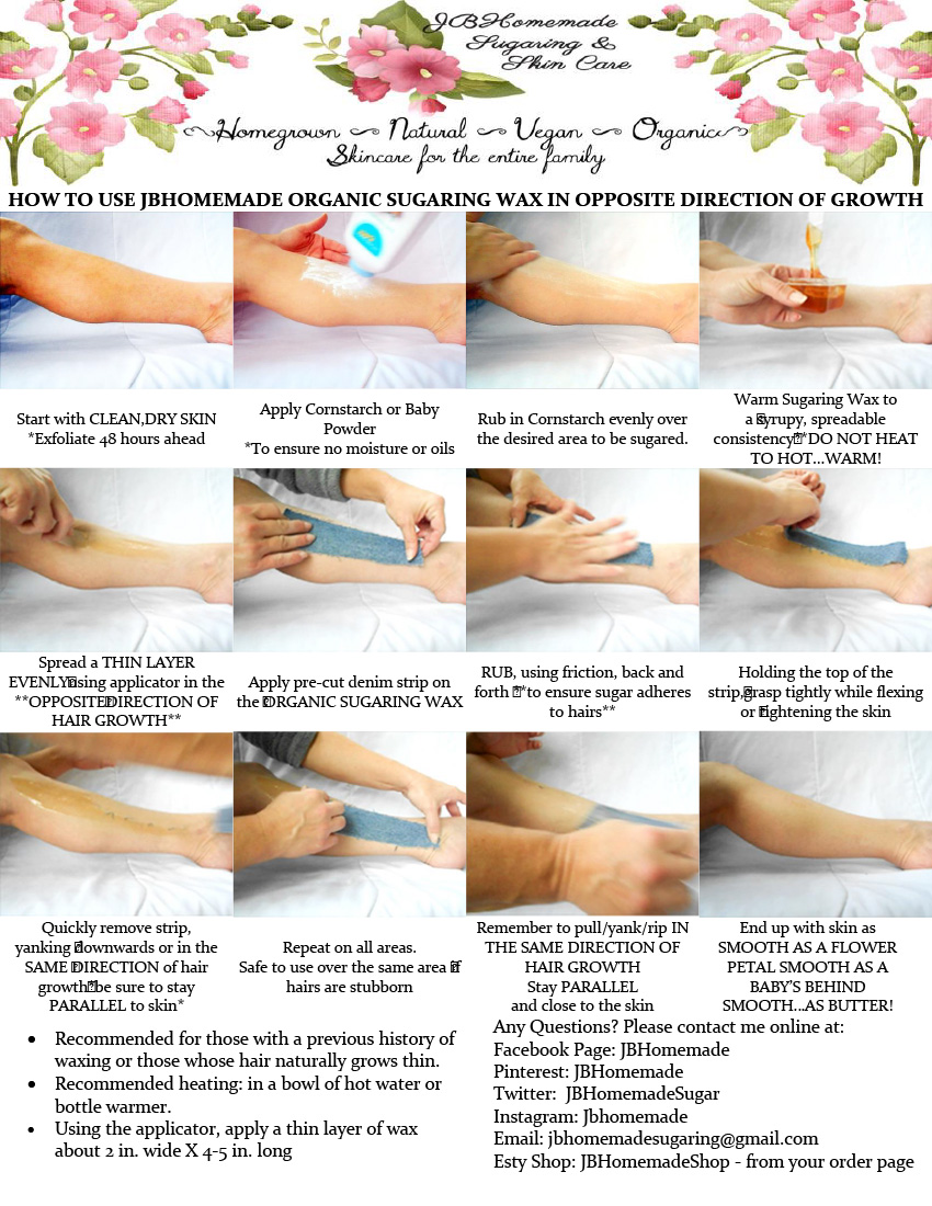 JBHomemade Sugaring and Skincare: Exclusive! How To Use Sugaring Wax ...