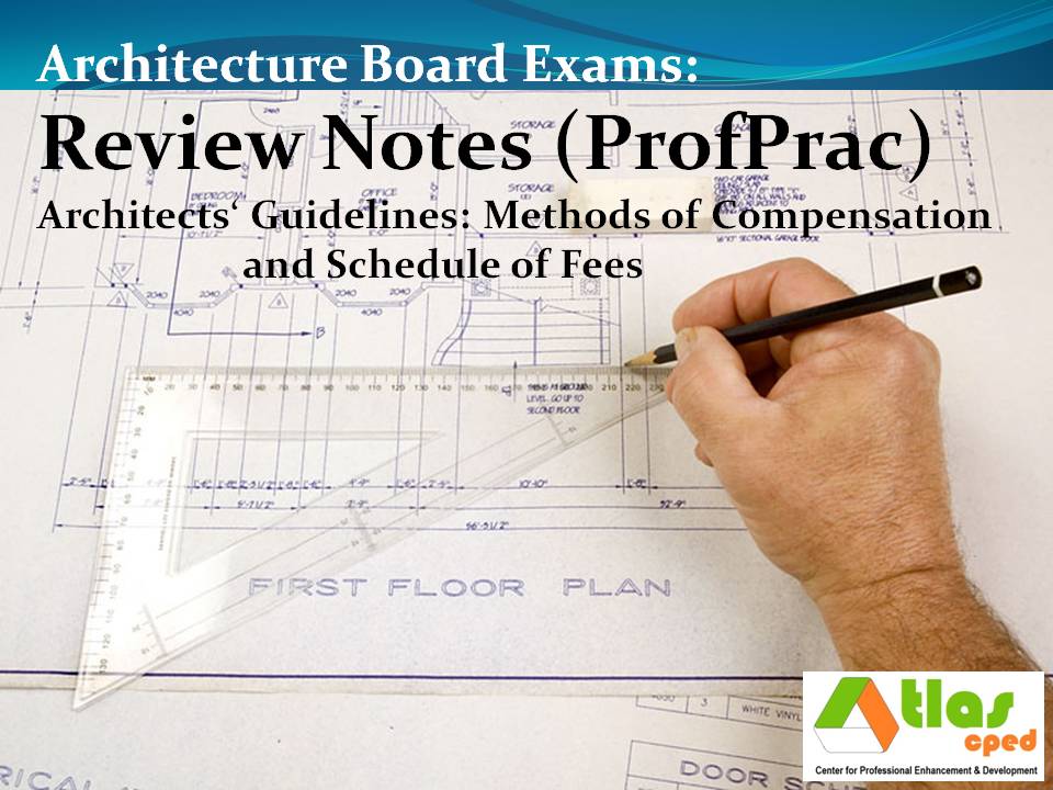 Architects' Guidelines: Methods of Compensation and Schedule of Fees ...