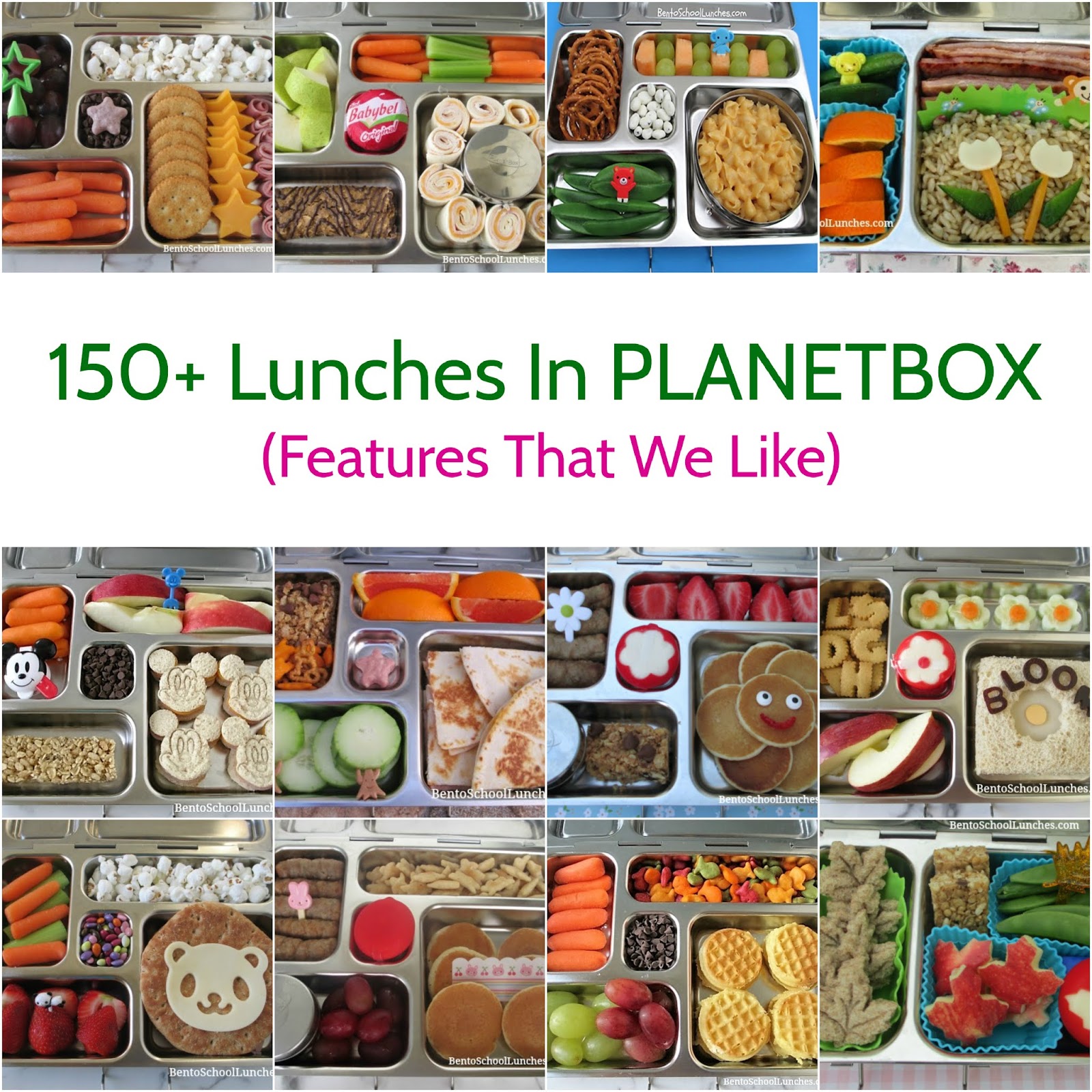 Bento School Lunches : 150+ Lunches In Planetbox & Features That We Like
