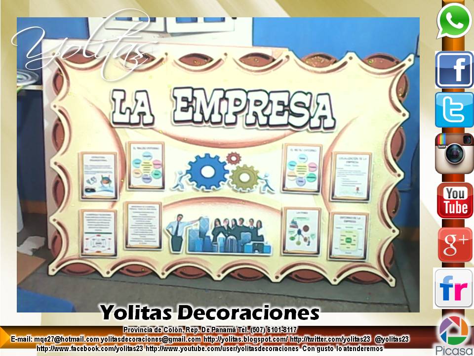 Yolitas Decoraciones: Mural de una Empresa