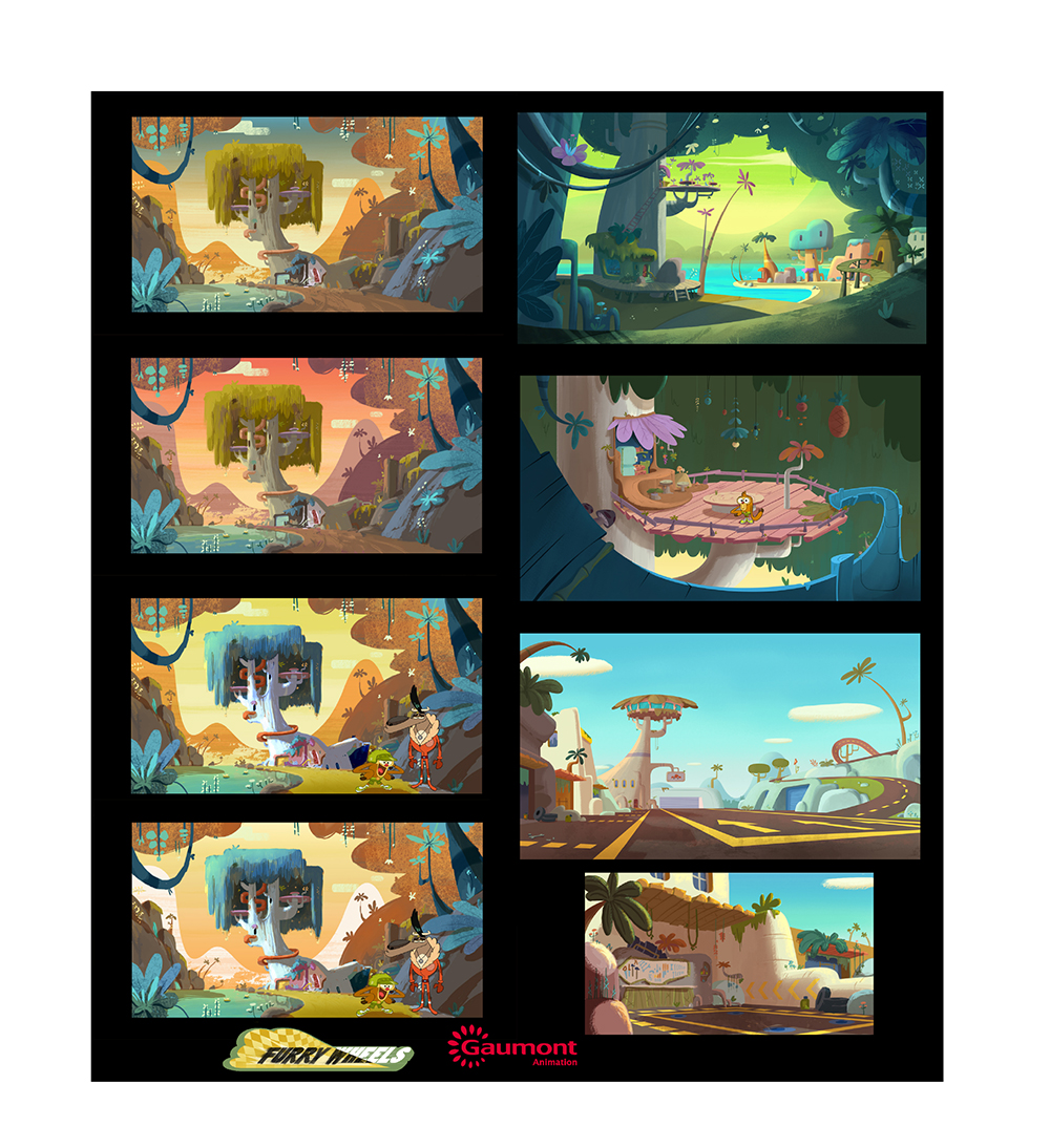 OLIVIER BRUT ANIM: Développement pour Furry Wheels : Gaumont Animation
