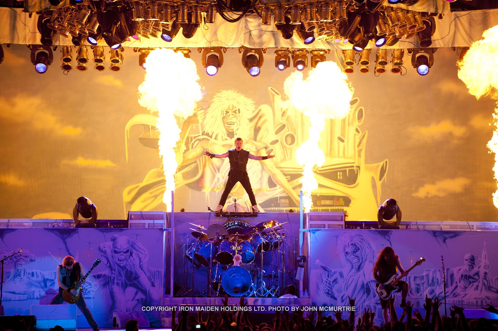 Galeria de fotos oficiais da Maiden England Tour