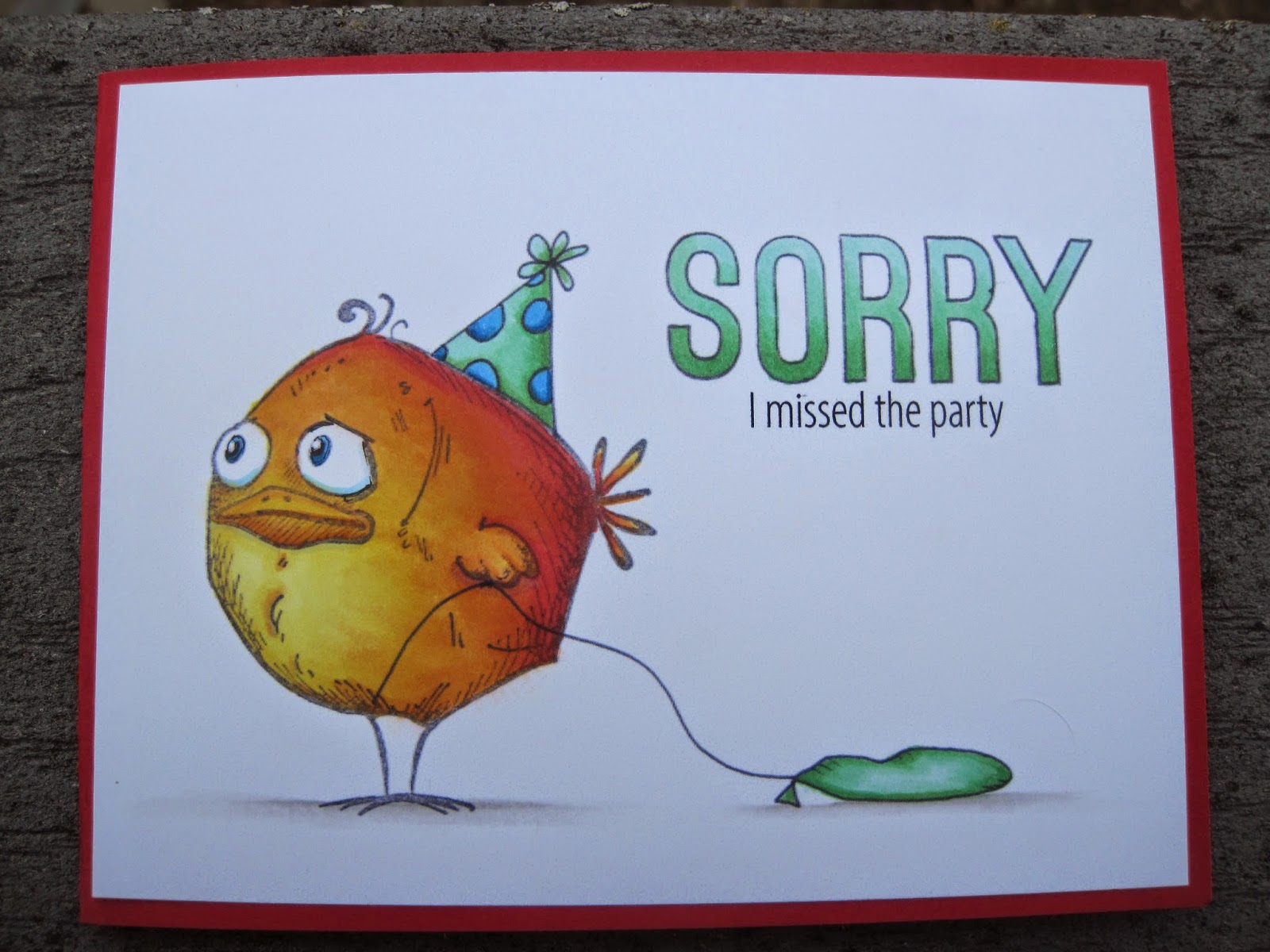 Purple Lake Stamps: Sorry I Missed The Party