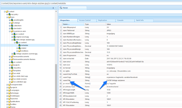 Experiencing Adobe Experience Manager Aem Cq Aem 63 Touch Ui Assets Console Add Metadata