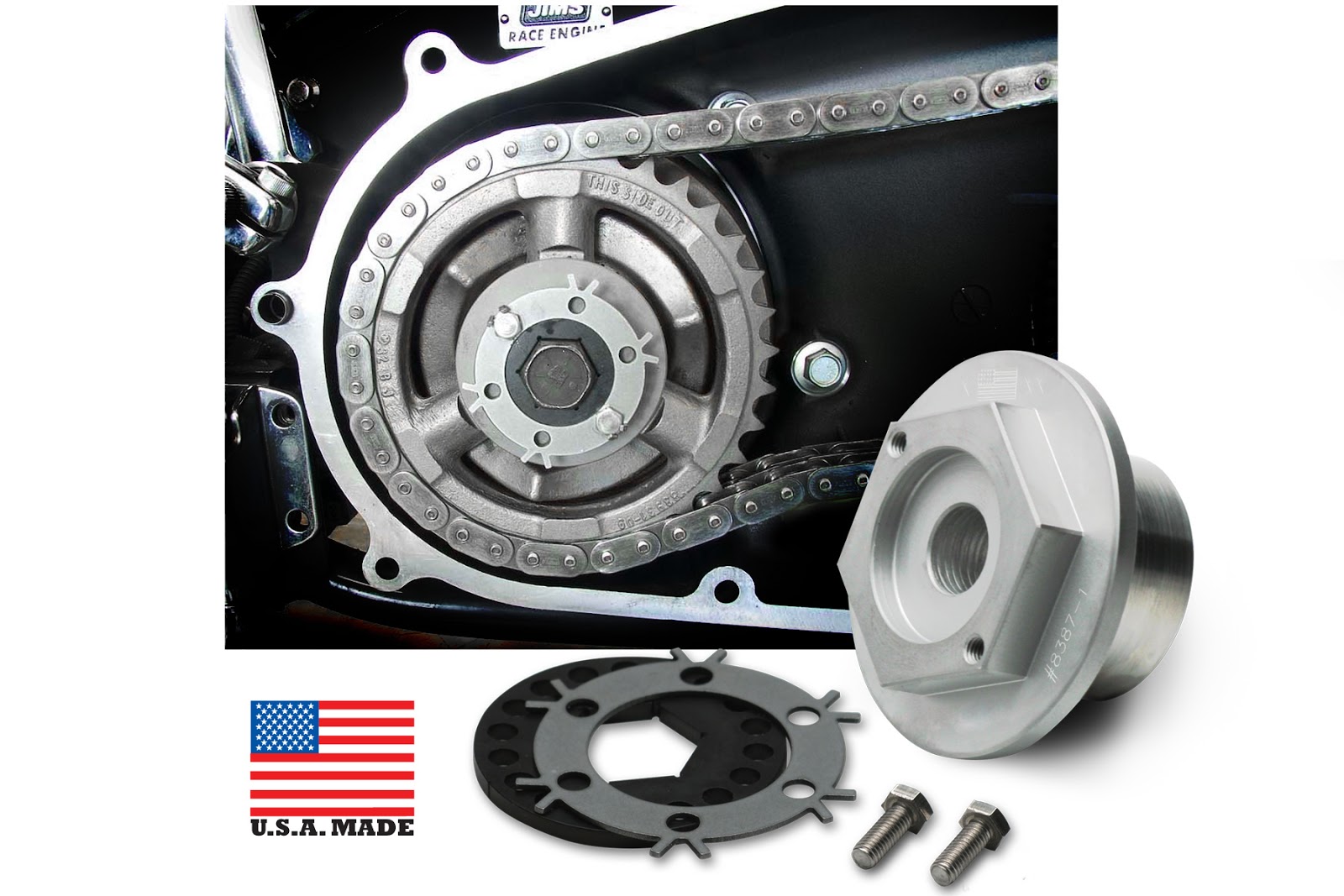 V-Twin News: JIMS Compensating Sprocket Lock Kit