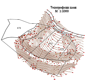 plan topographique d'un terrain ~ génie civil