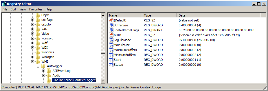 Al's Tech Tips: Windows 7: Error event 2: Session "Circular Kernel ...