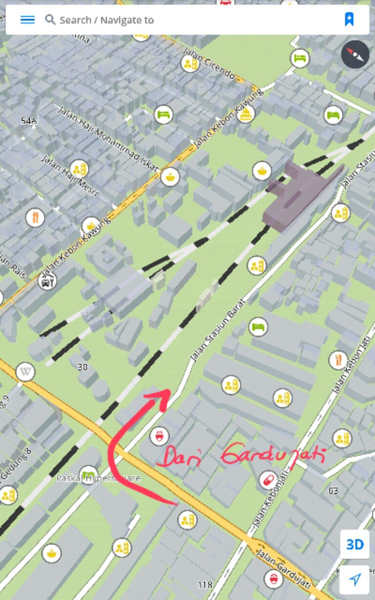 Peta Stasiun Kereta Api Bandung | Kita keBandung