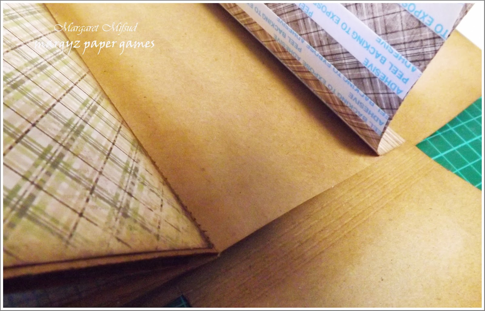 Margyz Paper Games: Photo Folio - Step by Step Tutorial - Part #2