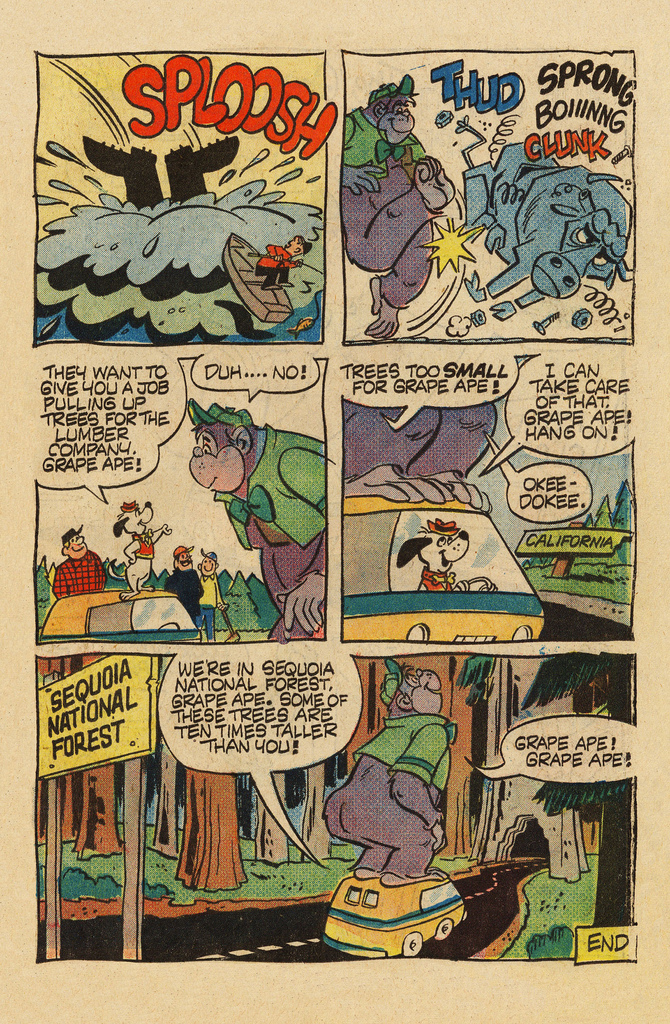 THE CHARLTON COMICS READING LIBRARY: THE GREAT GRAPE APE #2 November 1976