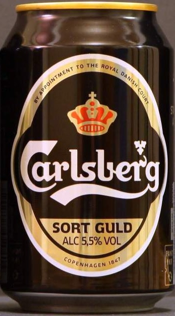 Burk-Bloggen: Carlsberg Sort Guld (33 cl) : ny dekor fran Can-Pack (303874)