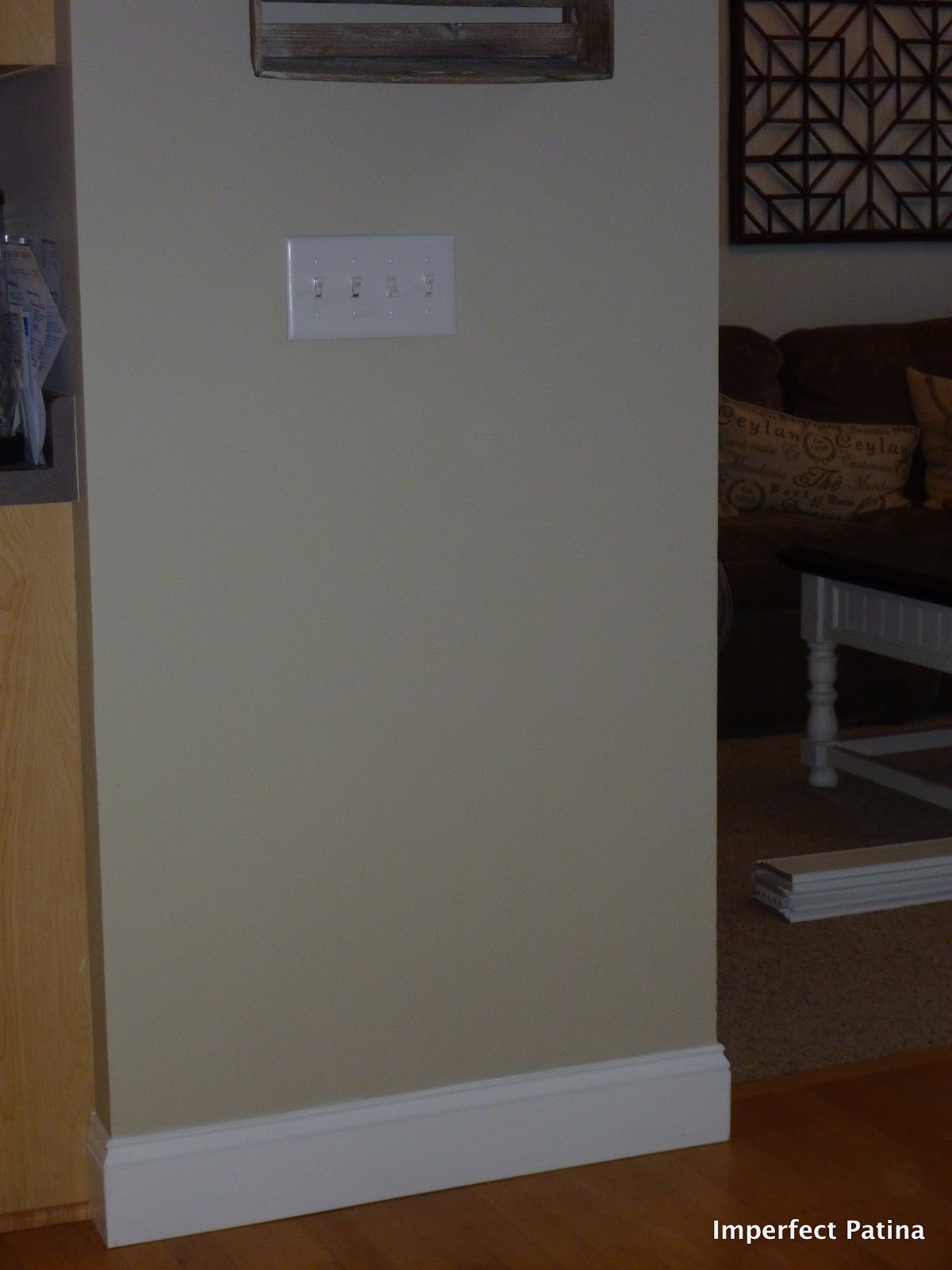 Imperfect Patina: New TALL Baseboards