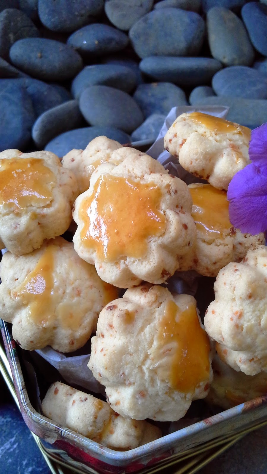 Laman Dapur Helen: BISKUT SAGO CHEESE