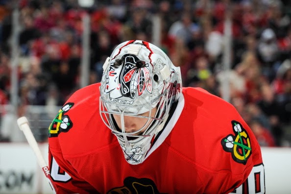 I Love Goalies!: Corey Crawford, 2013-14 Mask
