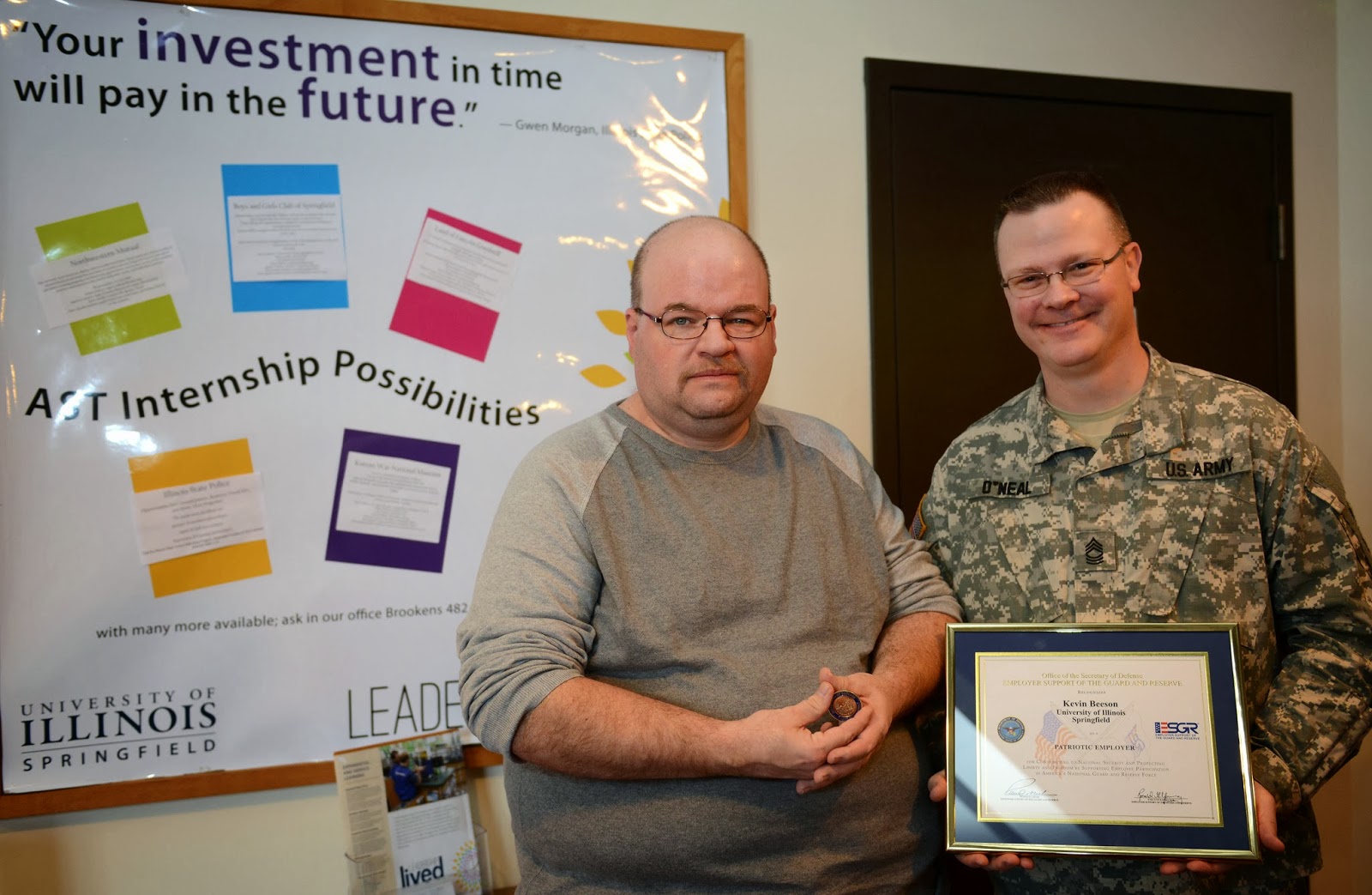 UIS People: Kevin Beeson honored for helping start online classes for ...