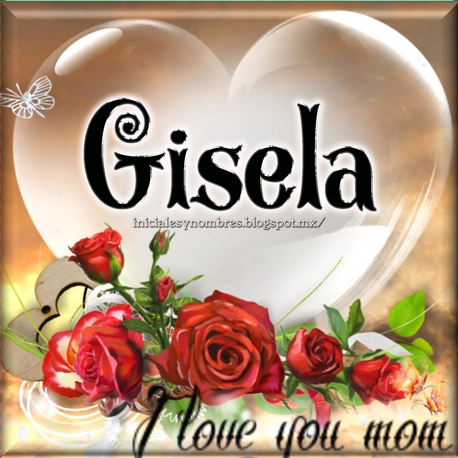 INICIALES Y NOMBRES PARA TI: HERMOSO CORAZON CON NOMBRES