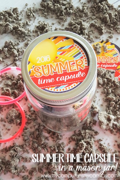 {FREE PRINTABLE} Summer "Time Capsule" in a Jar! - My Computer is My Canvas