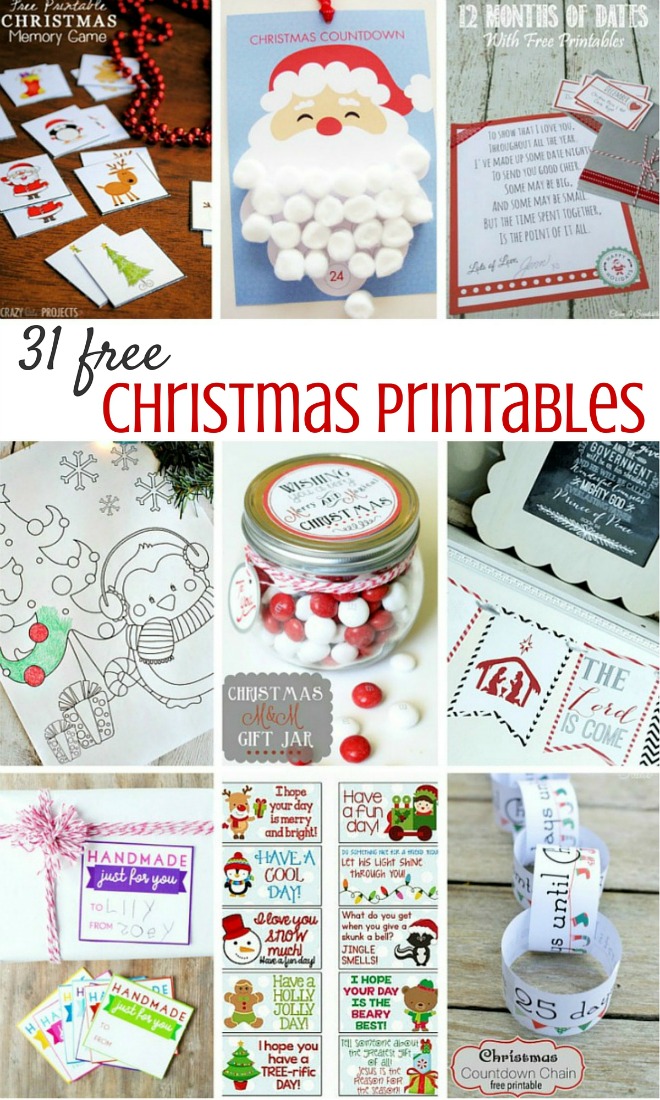 Practical Parenting Ideas: 31+ Free Christmas Printables