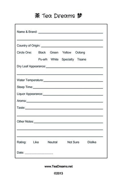 茶 Tea Dreams 梦: Tea Terms
