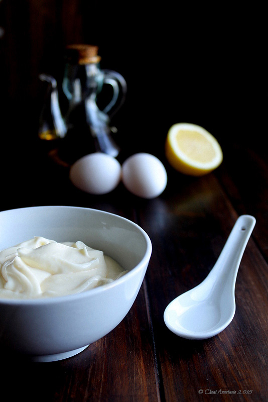 Salsa mayonesa casera