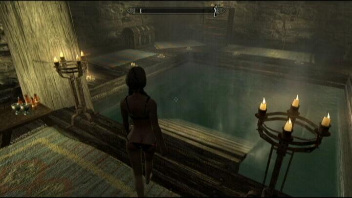 スカイリム、ブリーズホームにお風呂を設置するMOD