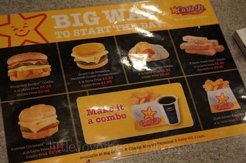 little Joy: Breakfast at Carl's Jr