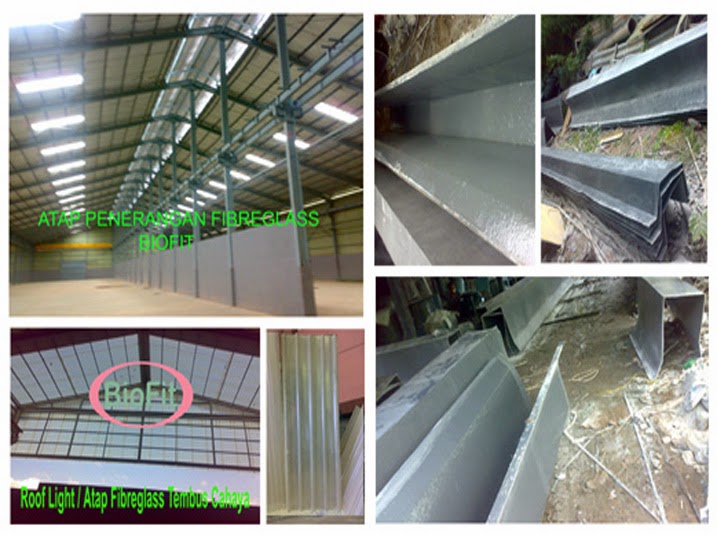 Talang Fiber, Talang Fibreglass, Frp Gutter, Atap fibreglass, Tangki ...
