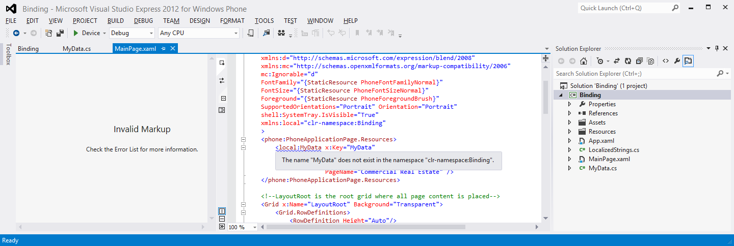 Dominoc925 Resolving The Error The Name Xxx Does Not Exist In The Namespace Clr Namespace Xxx